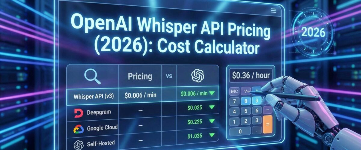 OpenAI Whisper Pricing 2026: Cost Per Minute + Alternatives
